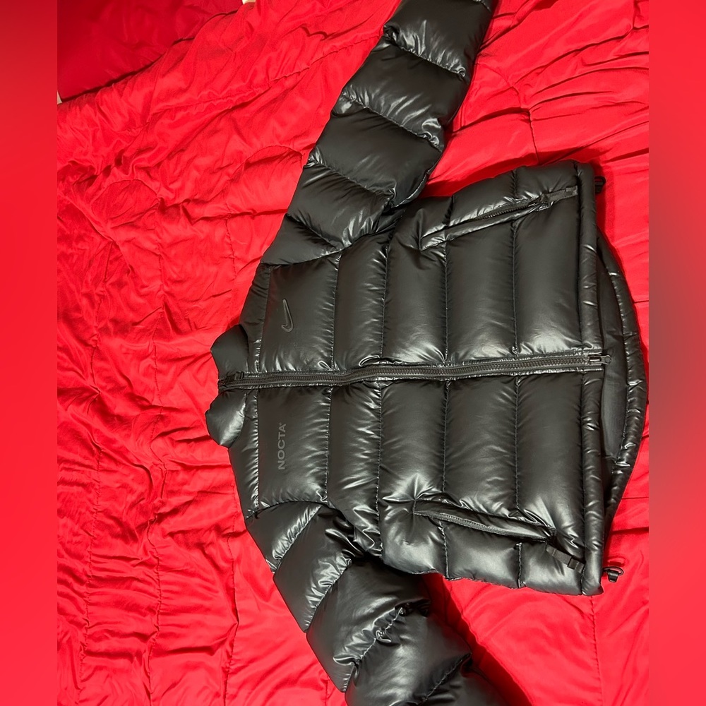 Nike X Drake Nocta Puffer Jacket Black Men's Size Lar… - Gem